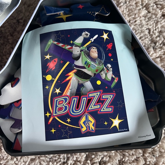 Disney | Toys | Buzz Lightyear Tin And Puzzle | Poshmark